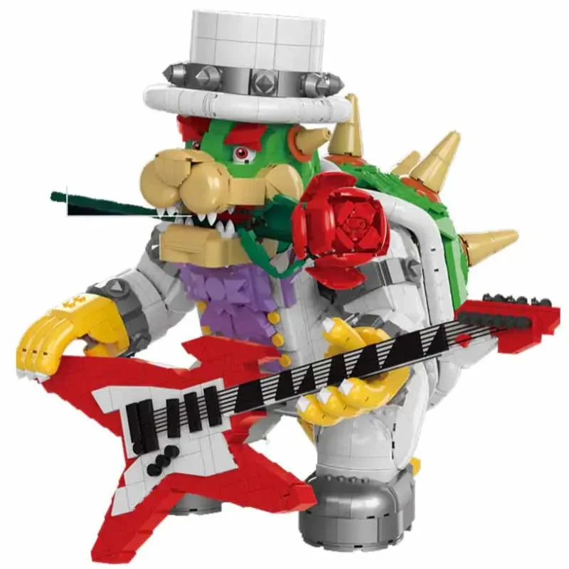 MOC NON 2807PCS The Mighty Bowser Building Blocks Bricks MOC toys Girl ...