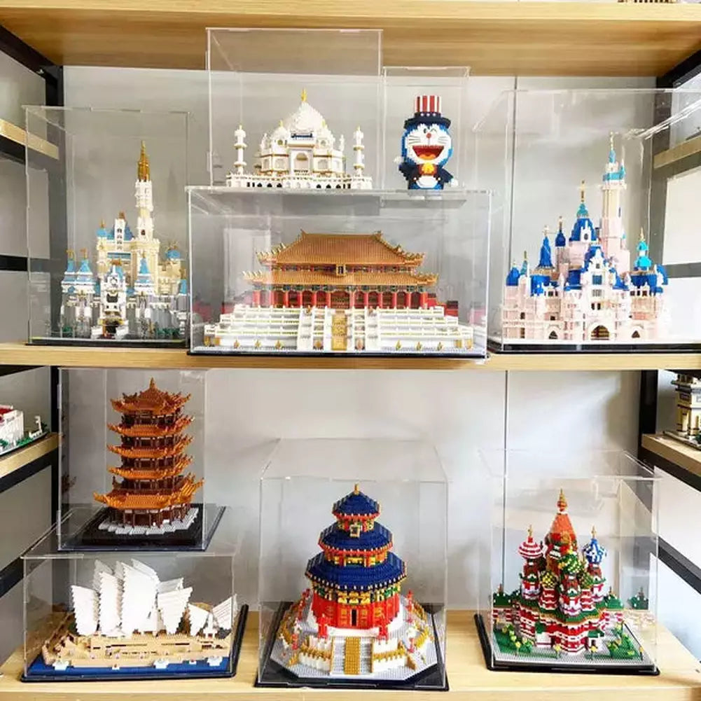 MOC Compatible *A* Transparent Acrylic Display Box For Micro Building ...