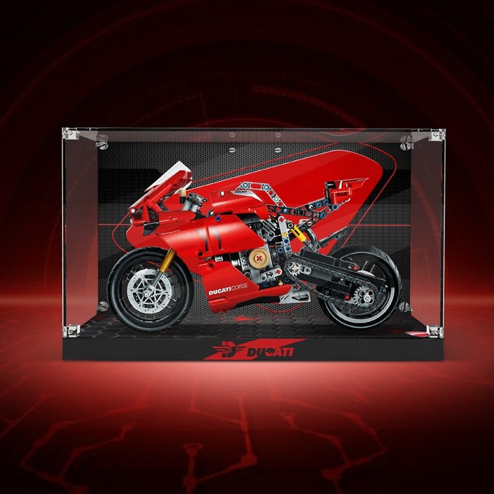 MOC NON Acrylic Display Case For Tech Ducati Panigale V4R Protection S ...