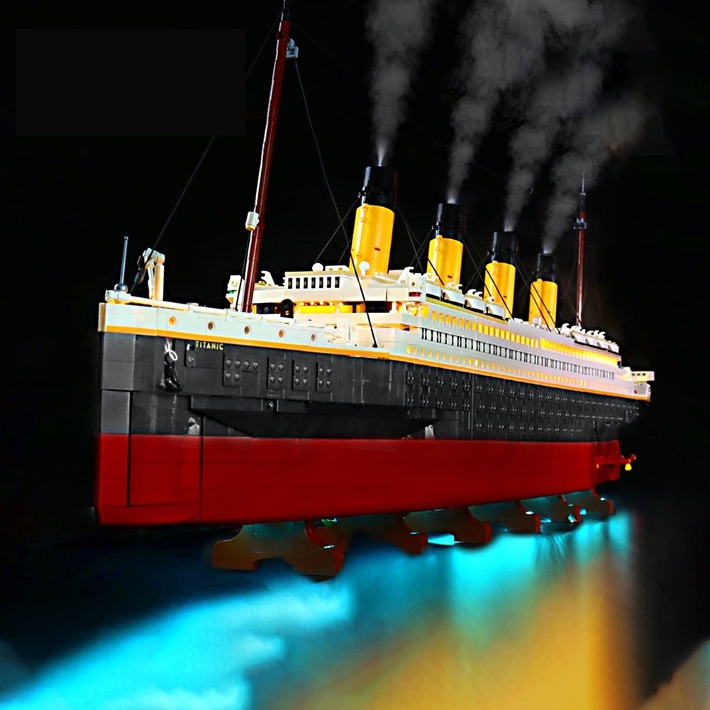 MOC Compatible LED Light Kit For 10294 Titanic Collectible Bricks Ligh ...