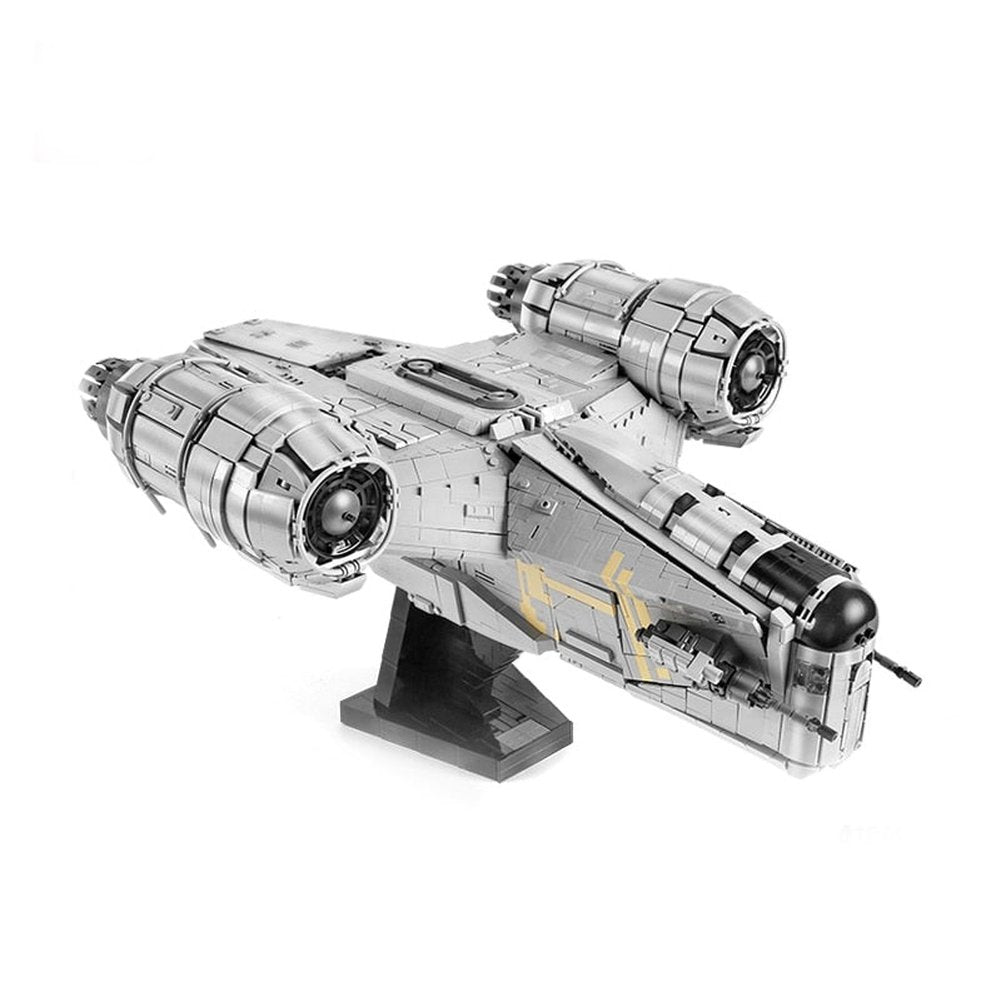 MOC Compatible MK The Razor Crest 21023 MOC 75292 Spaceship Toys The M ...