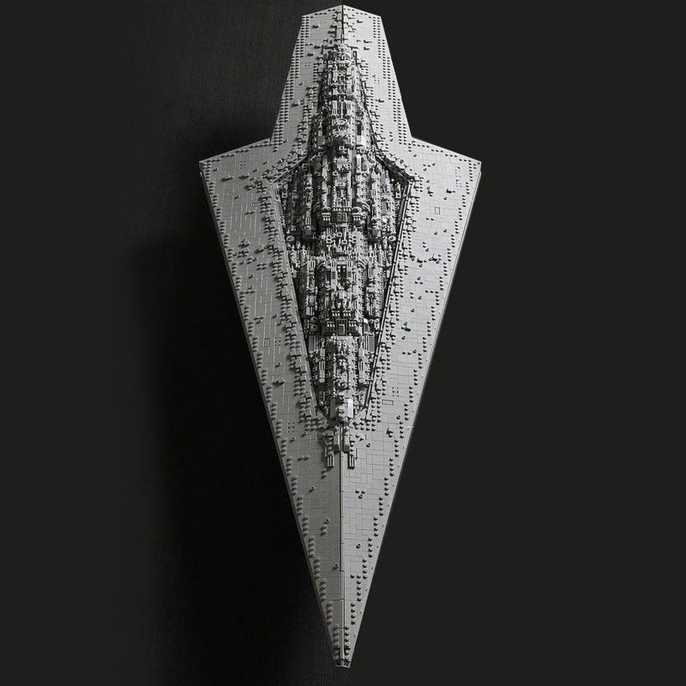 MOC NON MOC Starship Airship Enfoer Class Dreadnought Warship Creative ...