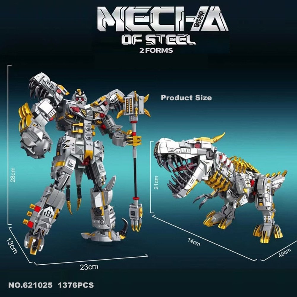 Moc Non New 2in1 Transformer Building Blocks Robot Deformation Large S